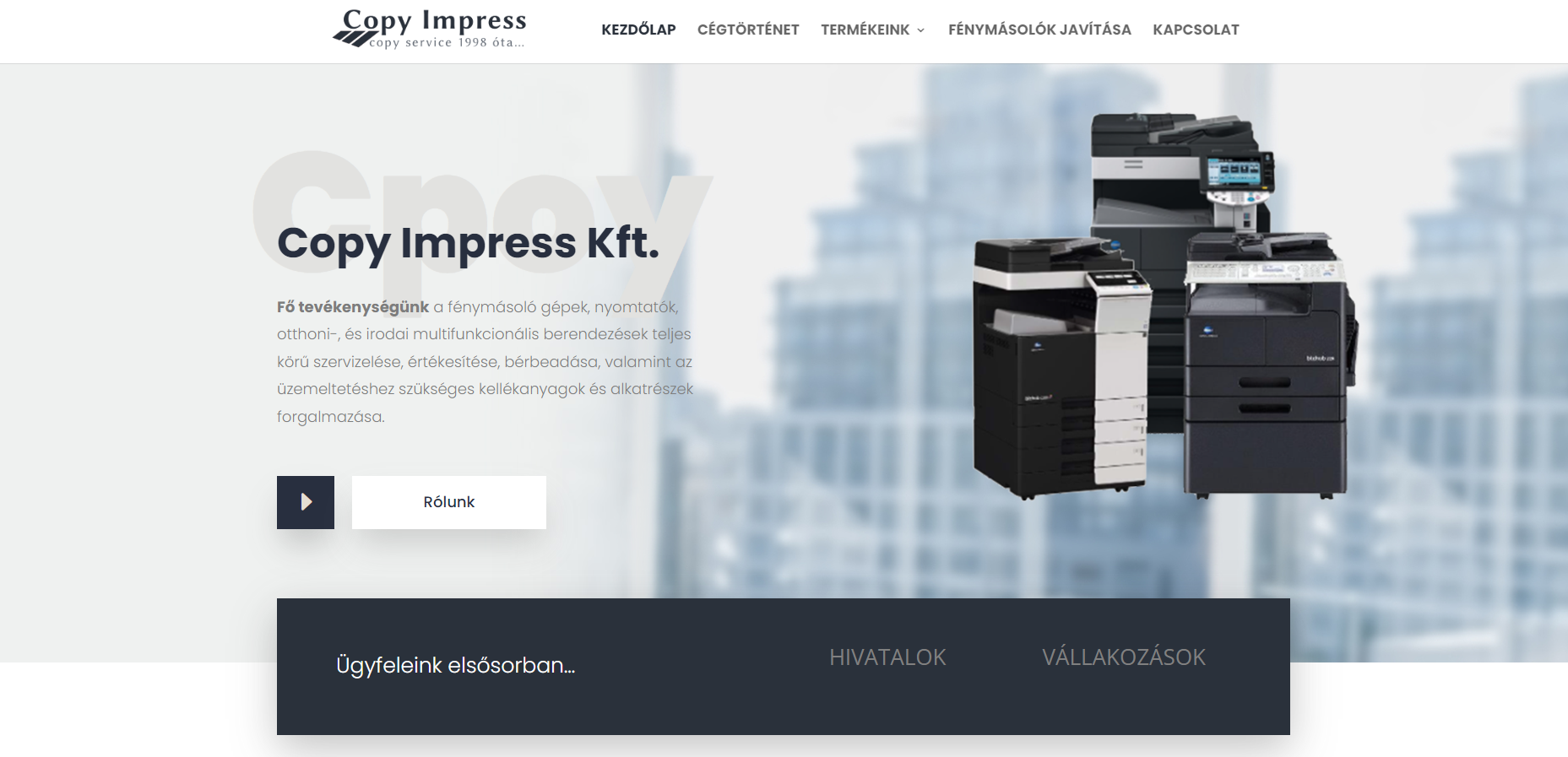 Copy Impress Kft - másológépek Győr